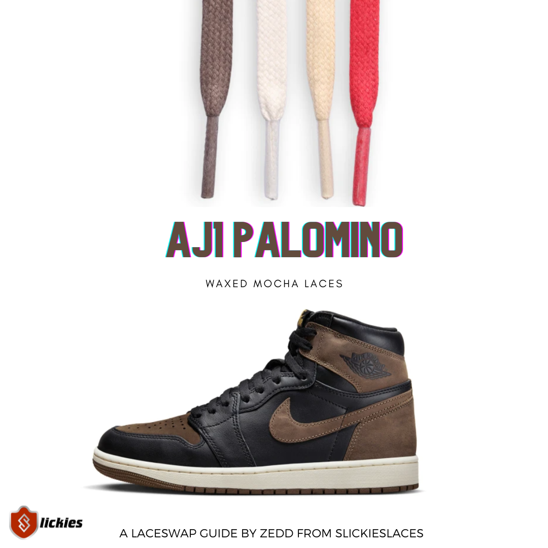 NIKE Air Jordan 1 High Palomino : Where to buy the best laces shoelace ...