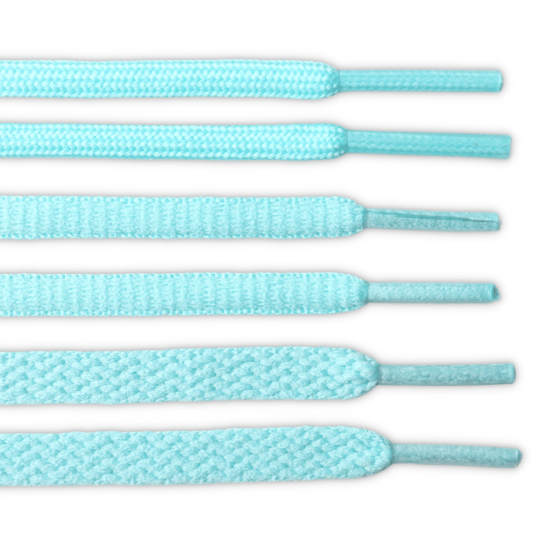 BASICS Laces Flat Rope Oval - Tiffany Blue Shoe Laces for Air Force 1 ...