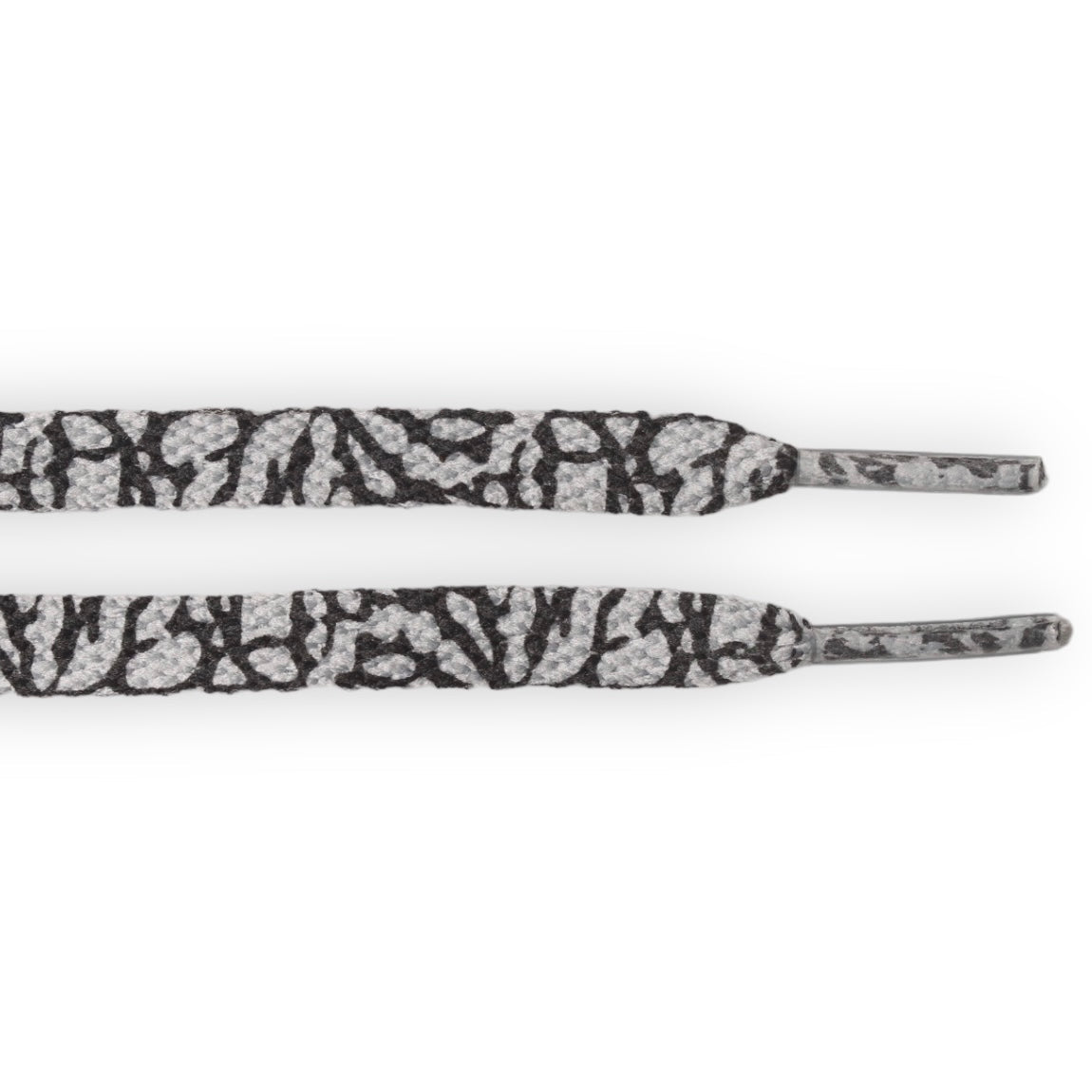 Jordan 1 Laces Flat Elephant - For Jordan 1 White Cement Laces – Slickies