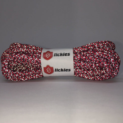 Yeezy Laces 3M Reflective Rope Laces V2 - BRED Black / Red Laces – Slickies