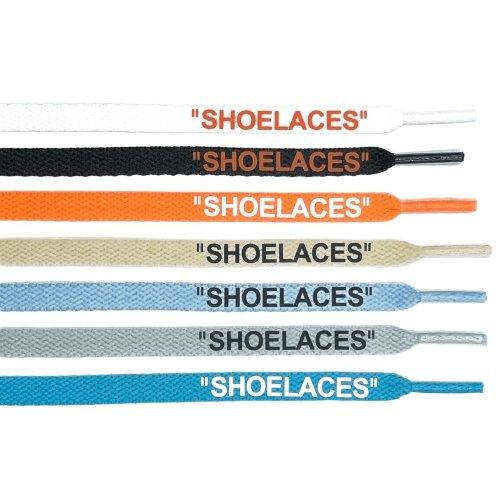 Off White Shoelaces Jordan 1 - Flat Laces Part 2 – Slickies