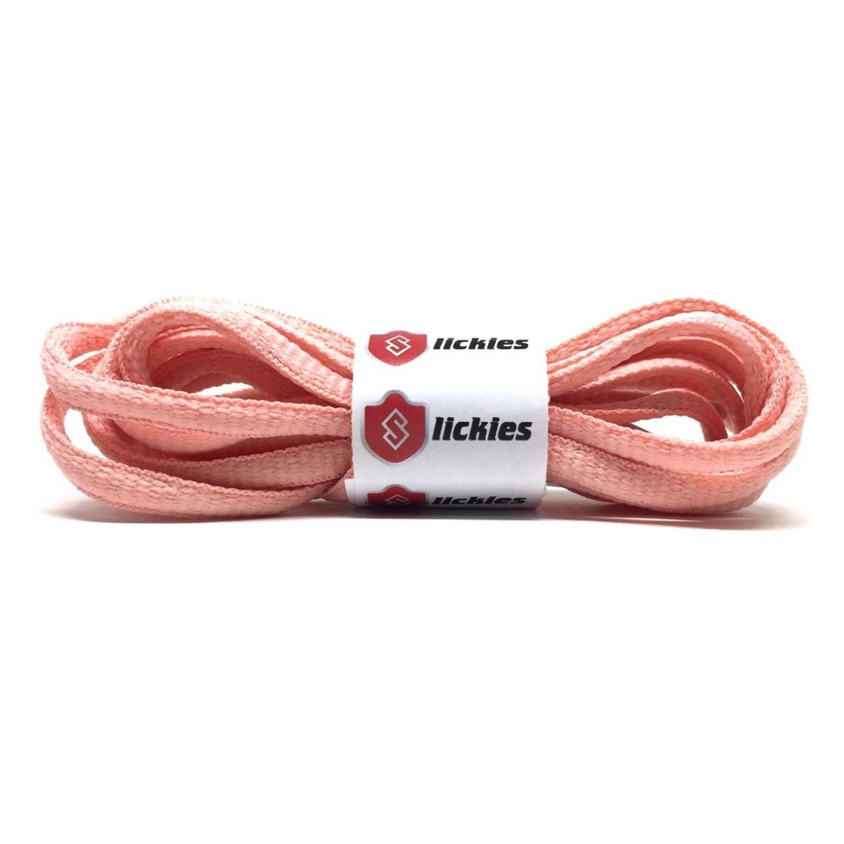 Buy Basics Oval Laces - Salmon Pink Laces | Slickies Laces